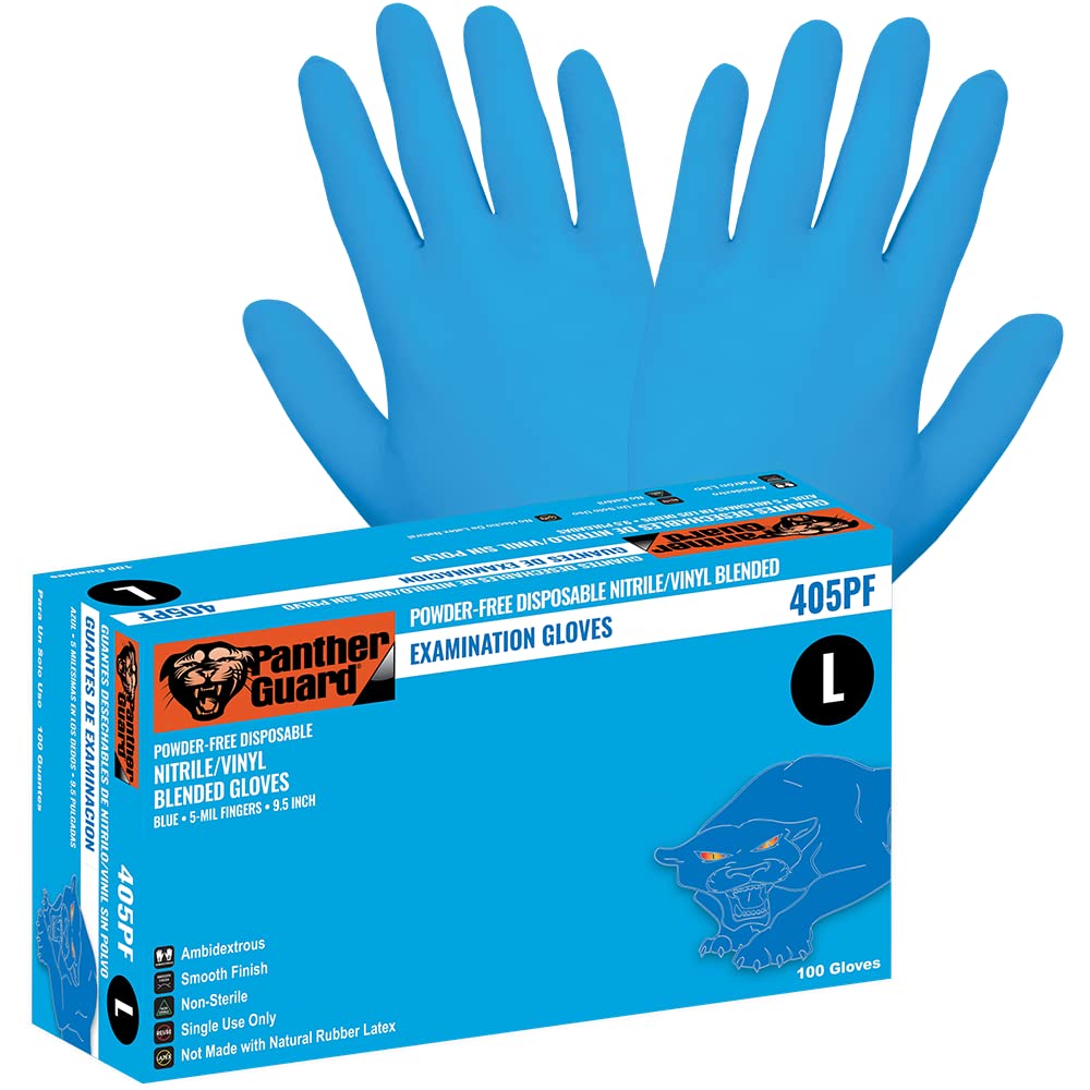 Global Glove 405PF Sythetic Non Latex Polymer Glove, Disposable, Powder ...