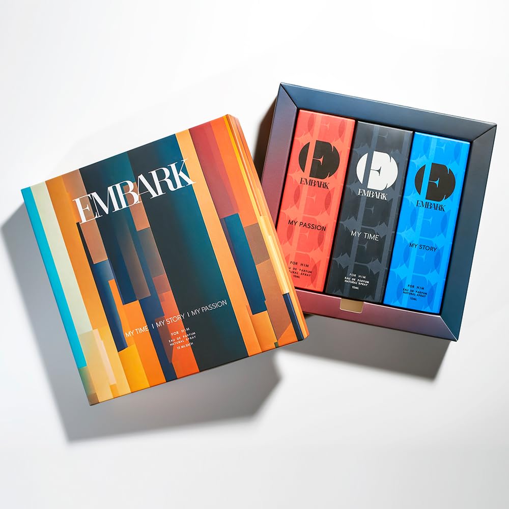 Buy EMBARK Men Perfume Gift Set - 3 x 15ml | Diwali Gifting Idea ...