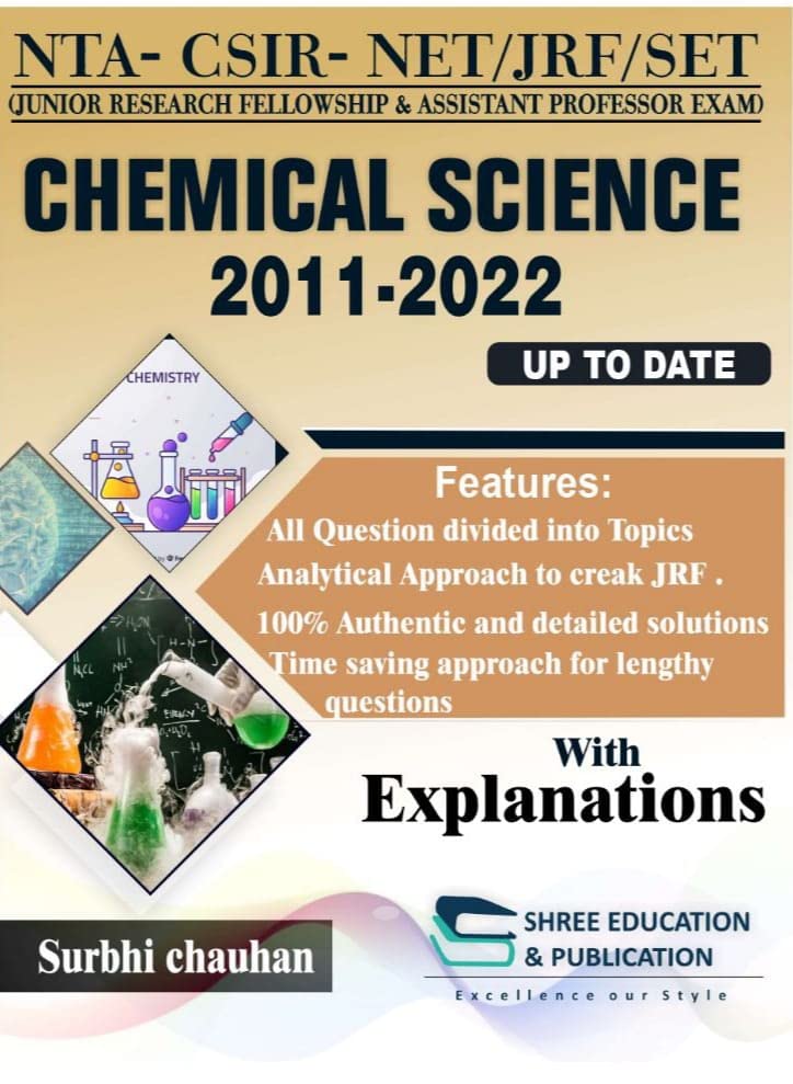 Buy CSIR NET/JRF CHEMICAL SCIENCE TOPIC WISE PREVIOUS YEAR PAPERS WITH DETAILED SOLUTIONS | UP ...