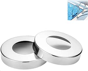 Amazon.com: Swimming Pool Hand Rail Escutcheon Plate Cover,Stainless ...