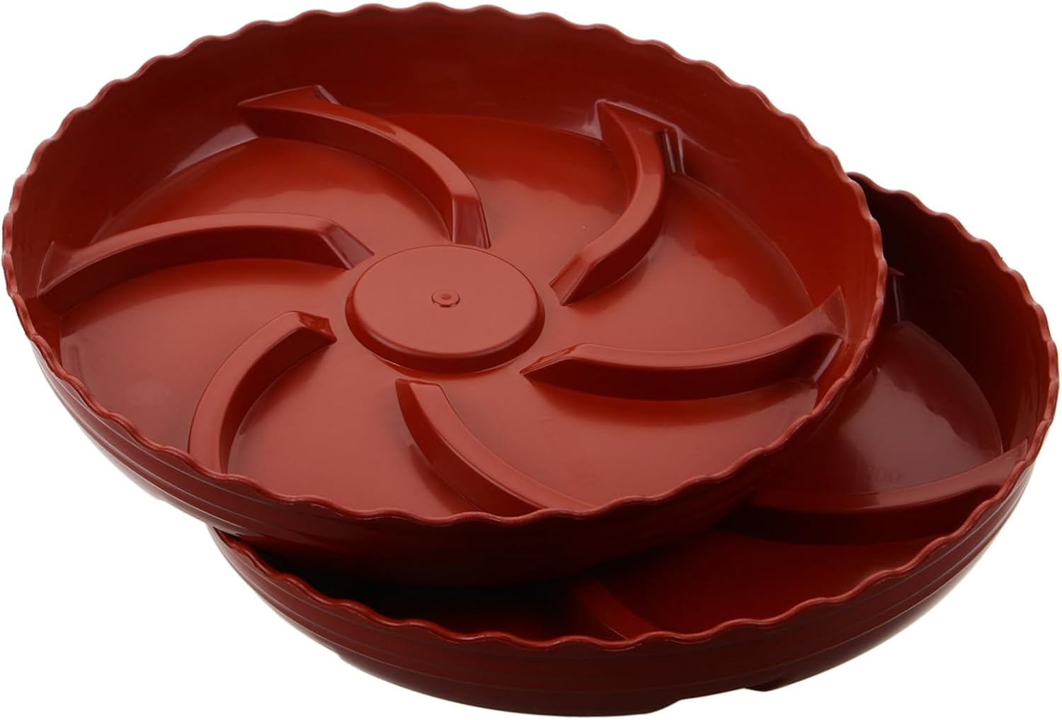 Amazon.com : BUTIFULSIC 2pcs Potted Succulents Plant Pots Round Saucers ...