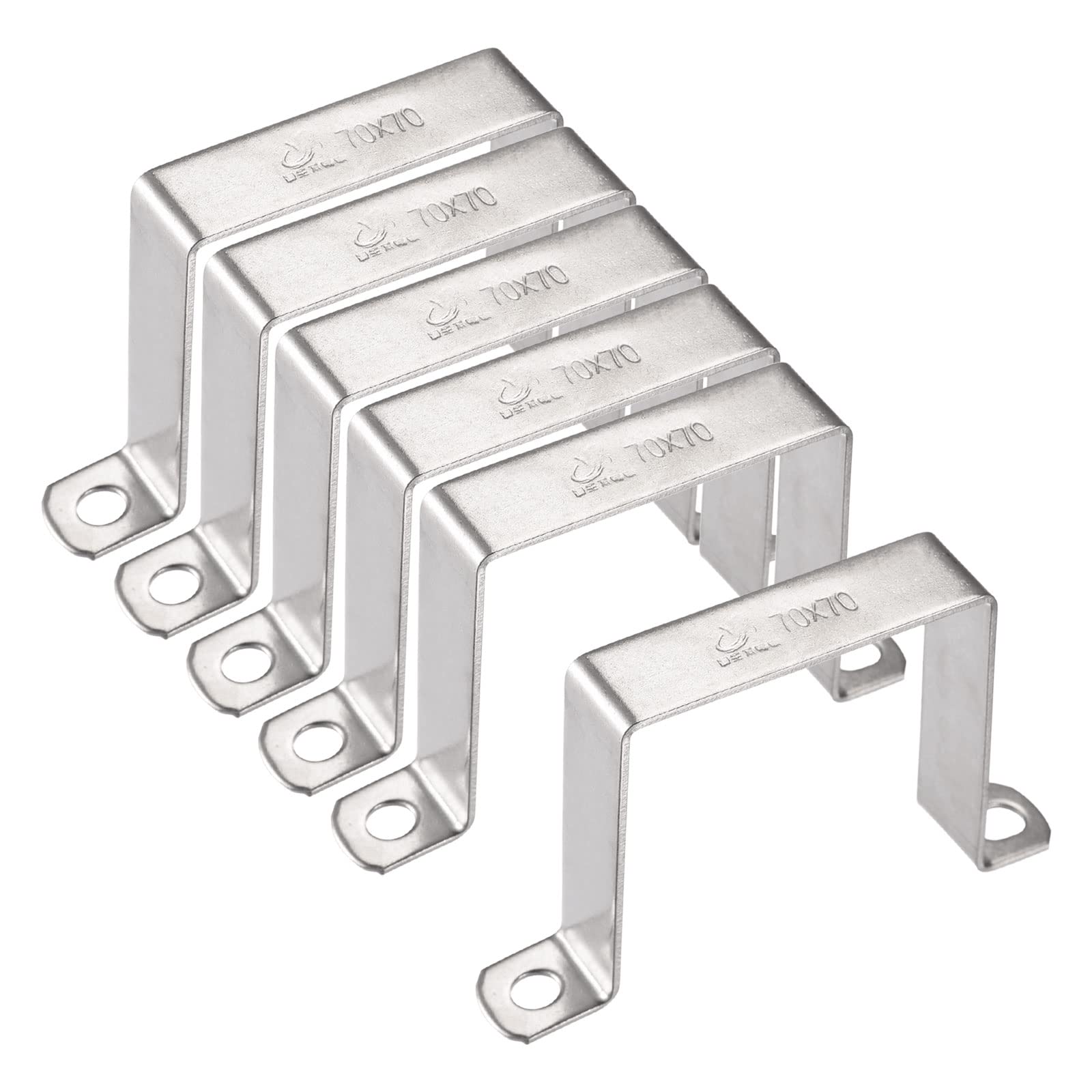 Amazon.com: uxcell U Shaped Connector Bracket 68 x 72mm 304 Stainless ...