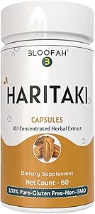 Amazon.com: Bloofah Haritaki Fruit Capsules 500mg | 10:1 Extract Powder ...