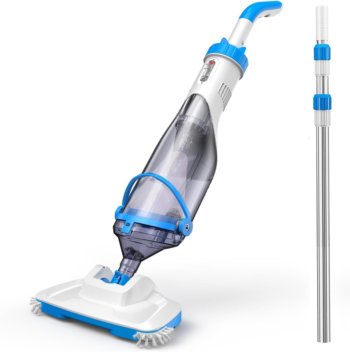 Amazon.com : PoolMr Cordless Handheld Pool Vacuum, Rechargeable Pool ...