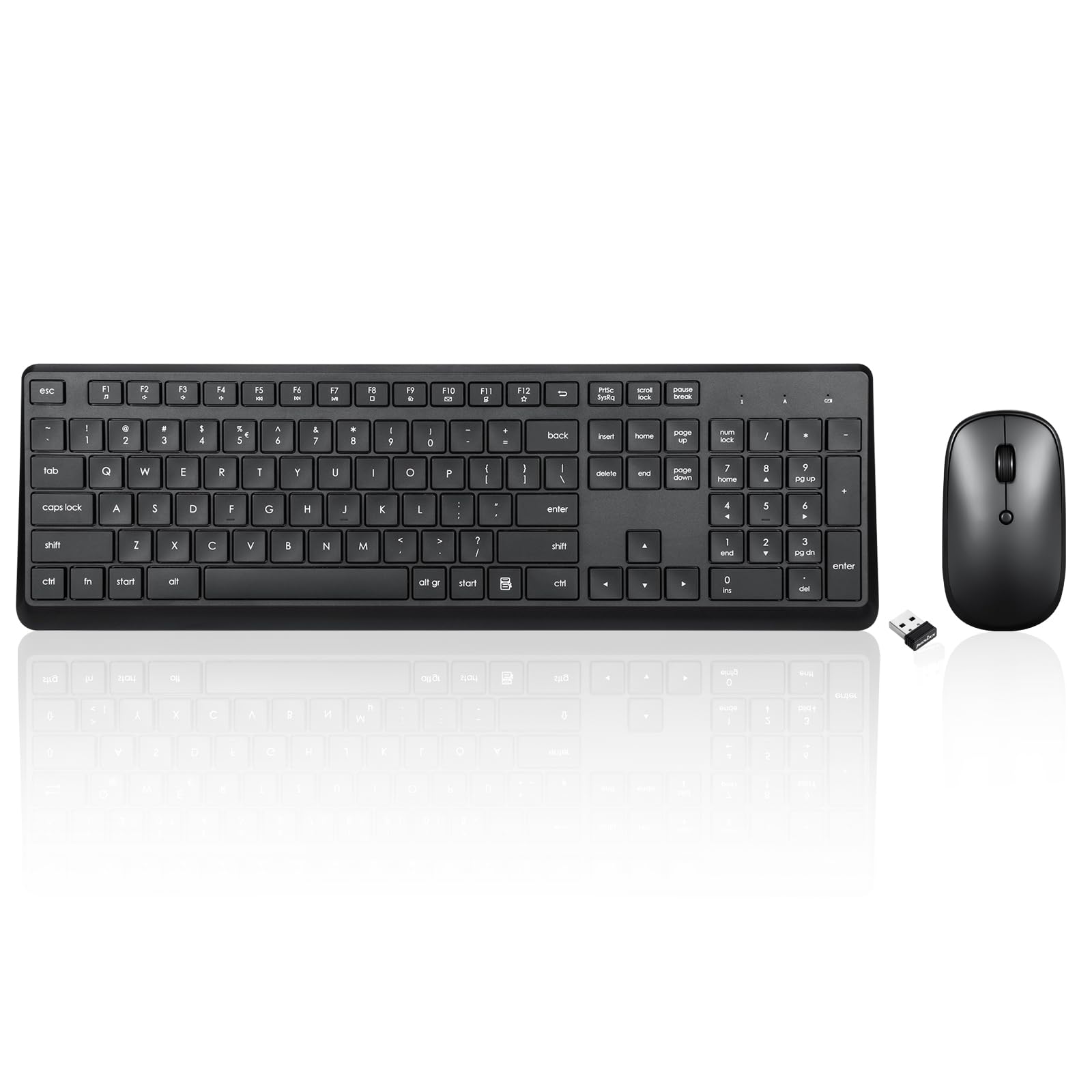 Amazon.com: Perixx PERIDUO-716, Wireless Standard Keyboard and Optical ...