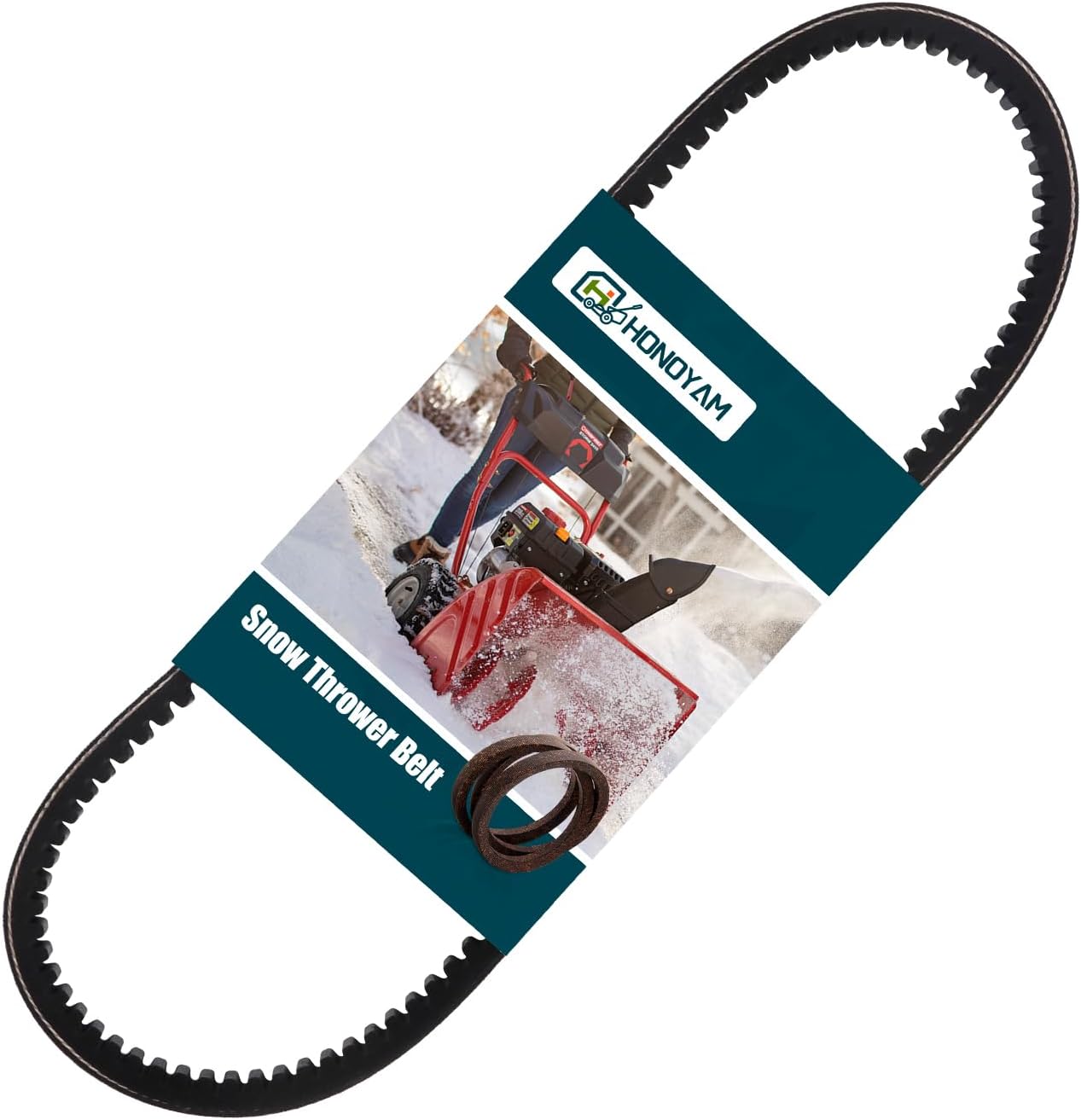 Amazon.com: Honoyam 954-04050A Snow Thrower Auger Belt 1/2'' x 35 ...