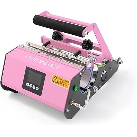 Amazon.com: Sublifun Pink Tumbler Mug Heat Press Machine 30 OZ 20 OZ 16 OZ Sublimation Straight ...