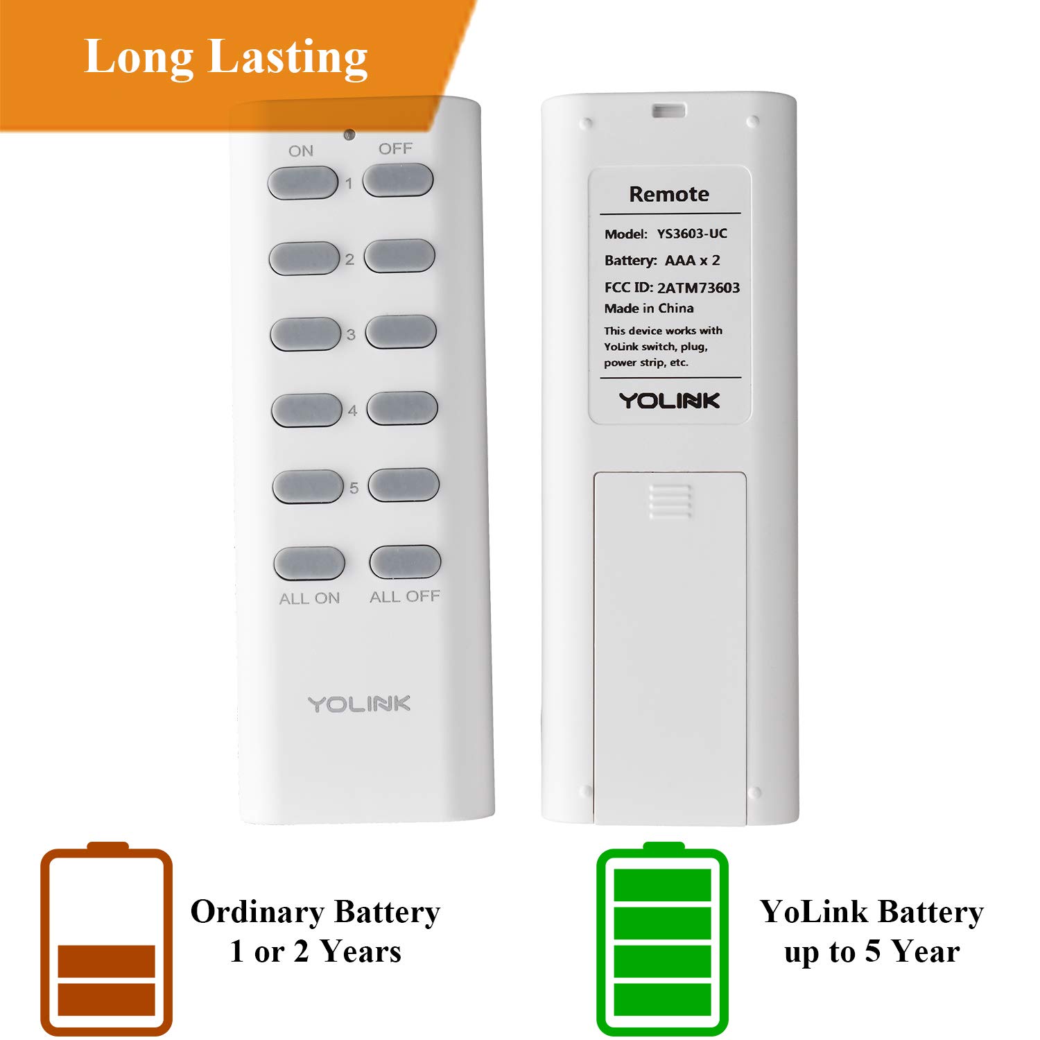 YoLink Remote, 500 Feet World's Longest Range Smart Remote Controller ...