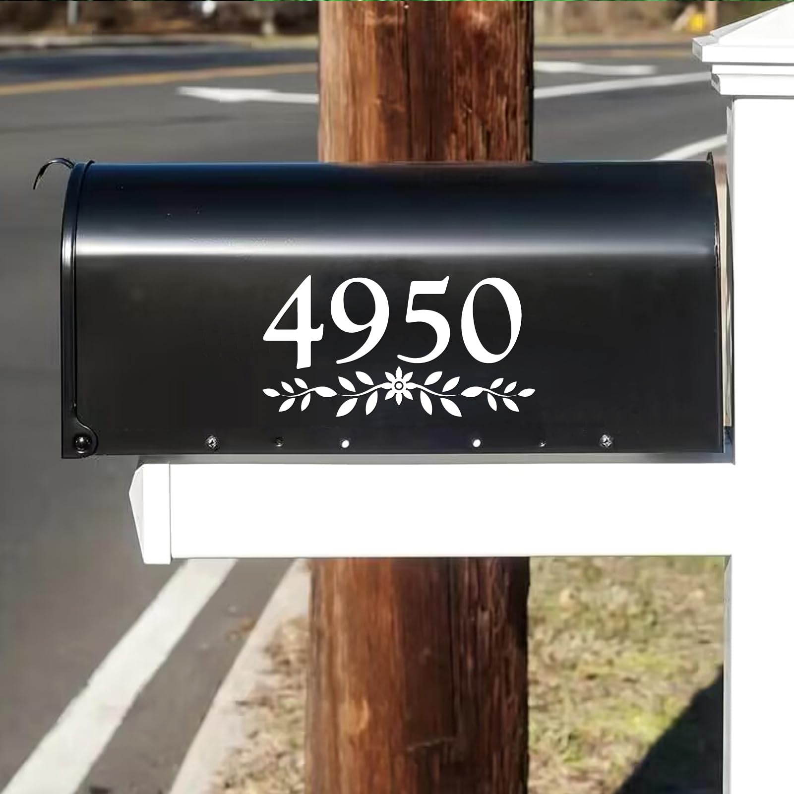 Snapklik.com : Mailbox Numbers Sticker For Outside, Rustic Style ...
