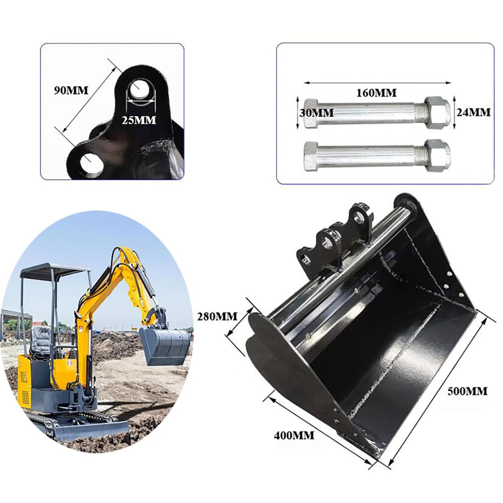 Excavator Pins 25mm Mini For AGT & Chinese Excavators - Bucket ...