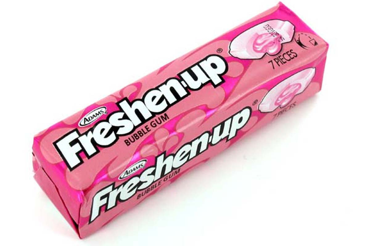 Amazon.com : Freshen Up Gum Bubble Gum 12ct. : Chewing Gum : Grocery ...