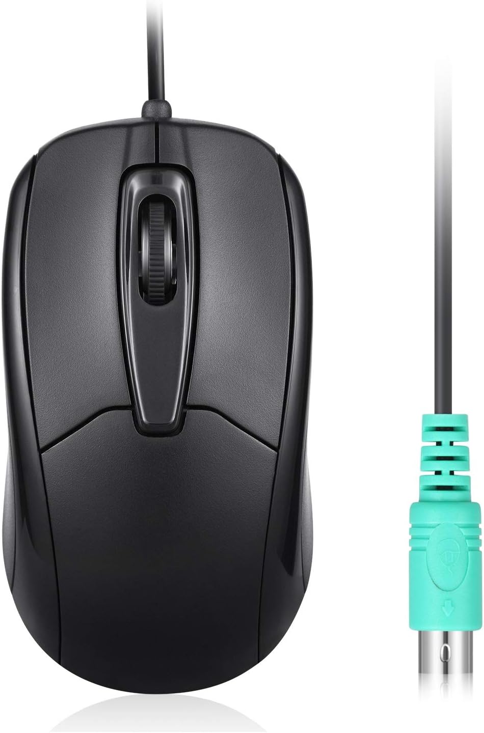 Perixx PERIMICE-209 P Wired Optical Mouse, PS2 Connection, Black ...