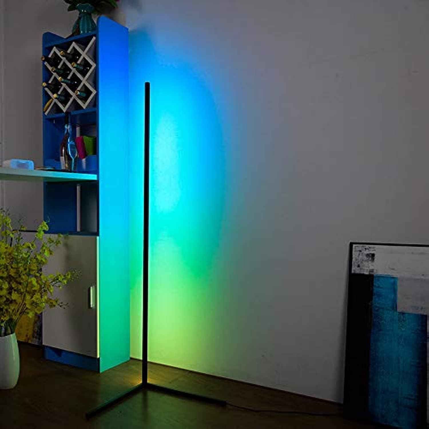 Smart RGB Floor Lamp, LED Floor Lamp Ambient Background Light, Modern ...