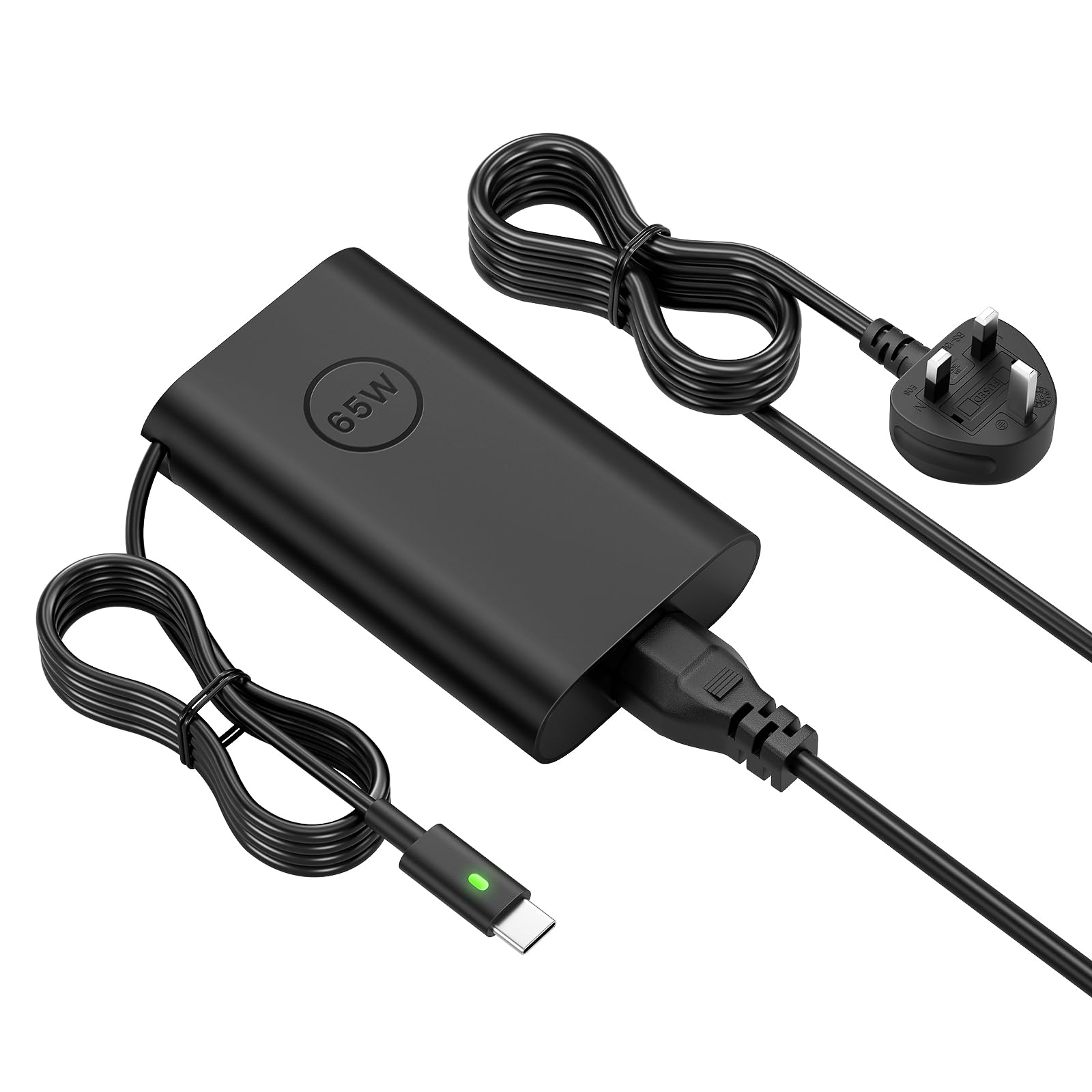 65W USB C Dell Laptop Charger for Dell Latitude 3520 5420 5330 5520 ...