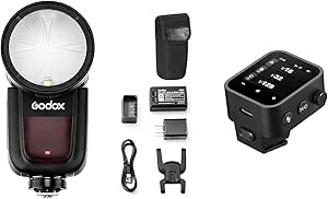 Amazon.com : Godox V1-S Camera Flash Speedlite with Godox X3-S TTL ...