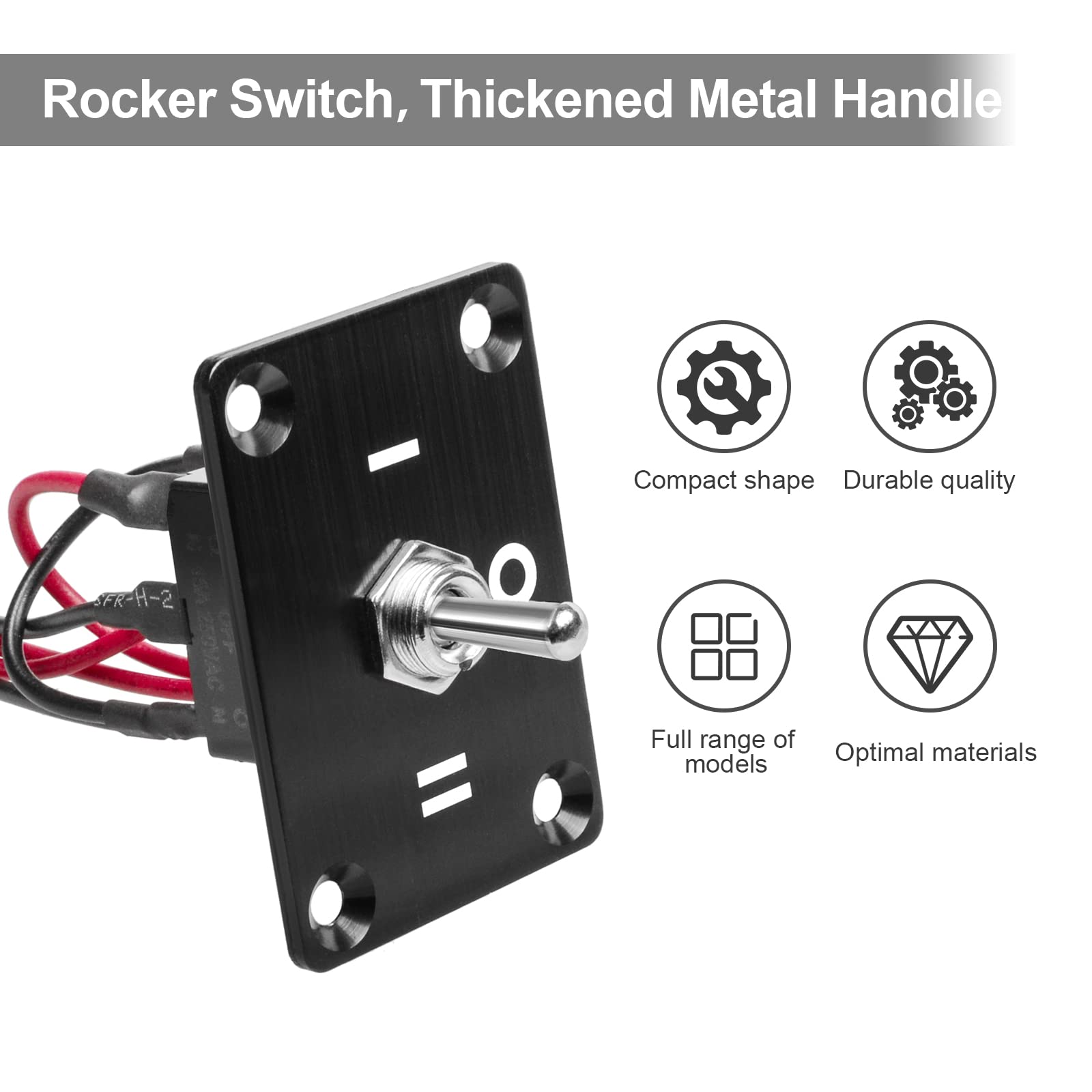 Snapklik.com : GUETNEU Button Switch Rocker Switch Toggle Switch Six ...
