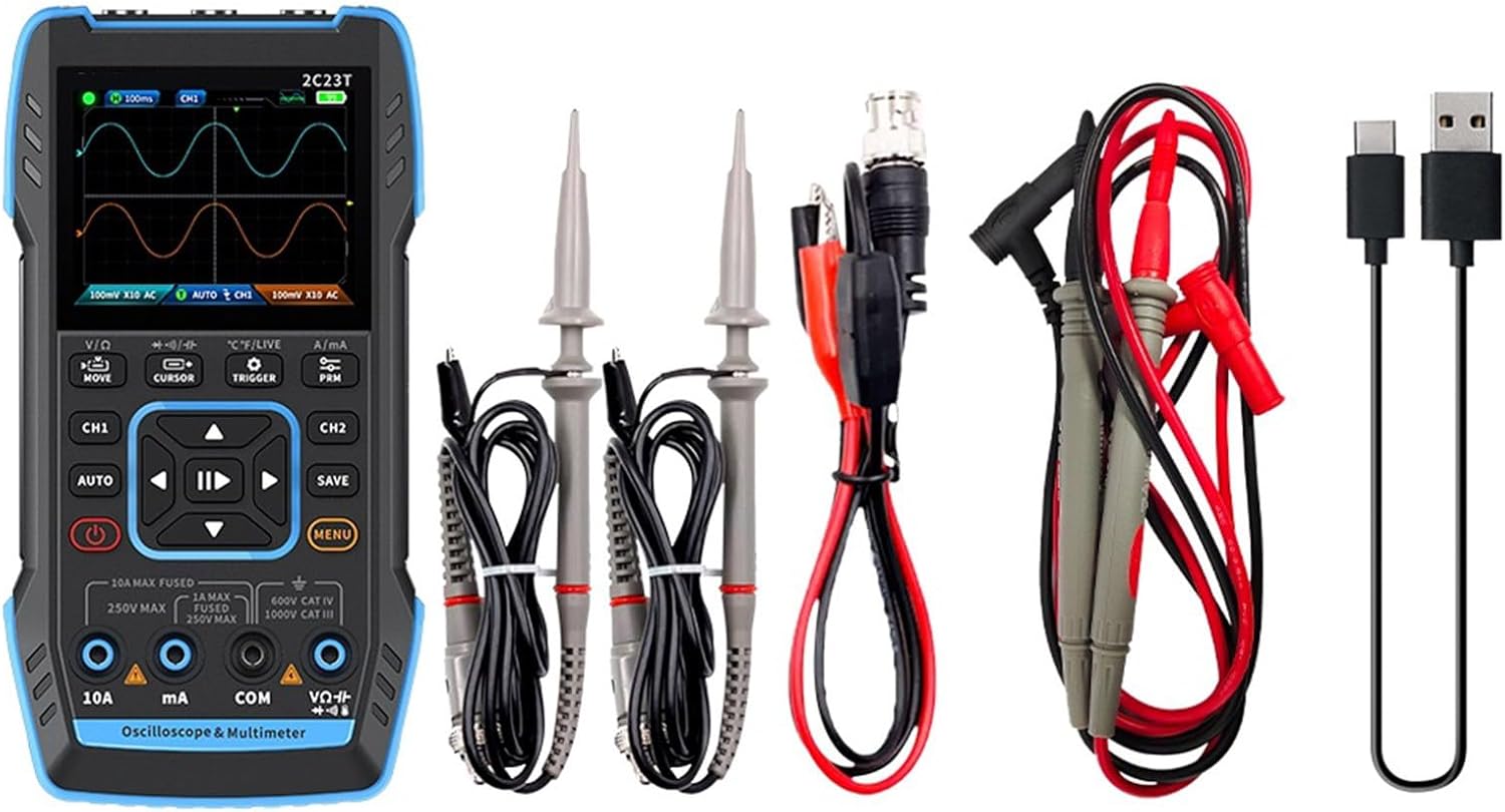 Amazon.com: 2C23T Powerful Oscilloscope Multimeter Function Generator 3 ...