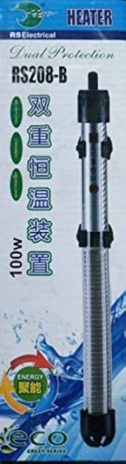 RS Electrical Aquarium Submersible Immersion High Glass Heater (100 ...