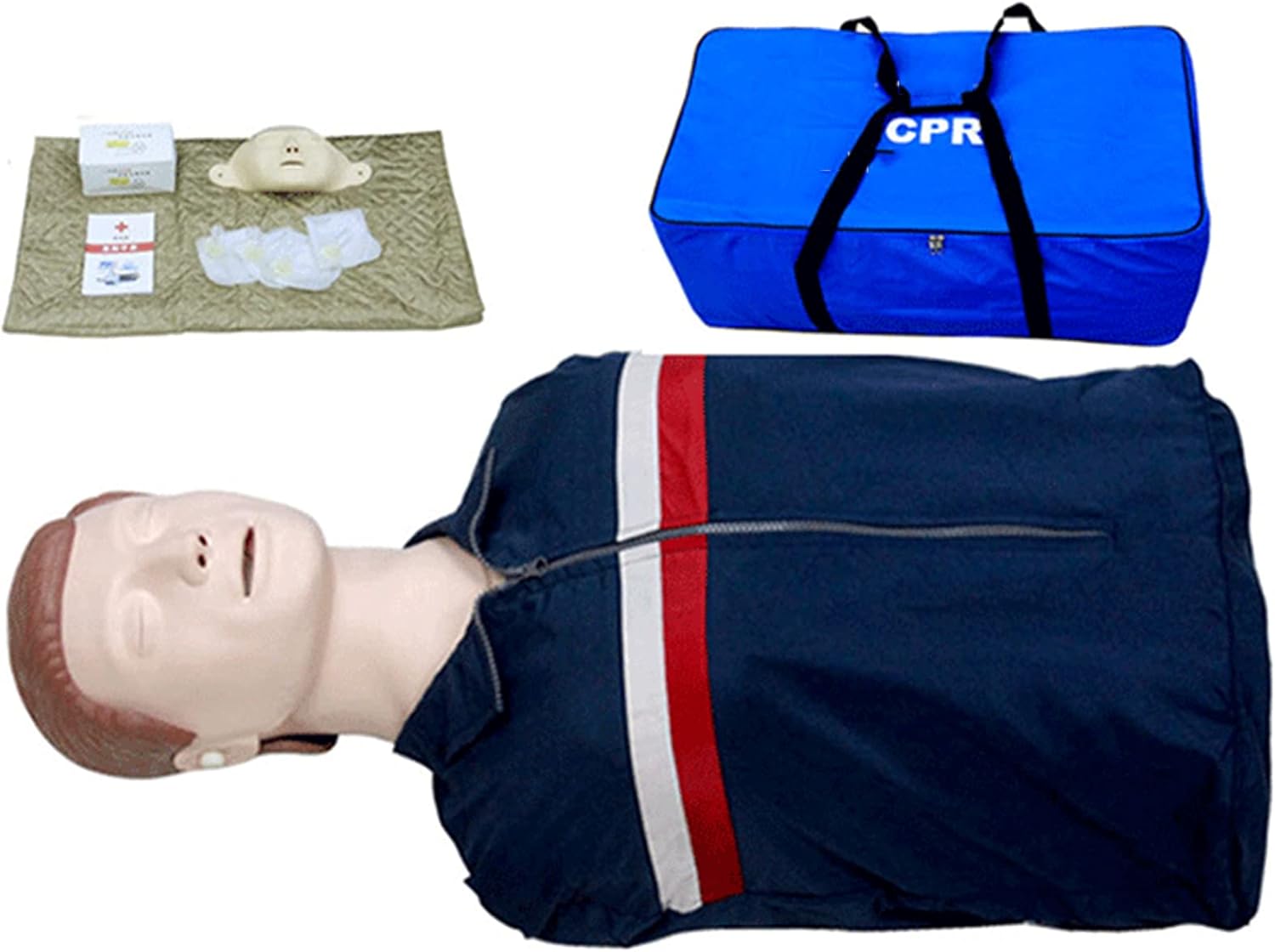 Amazon.com: CPR Manikin Kit Half Body Nursing First Aid Training ...