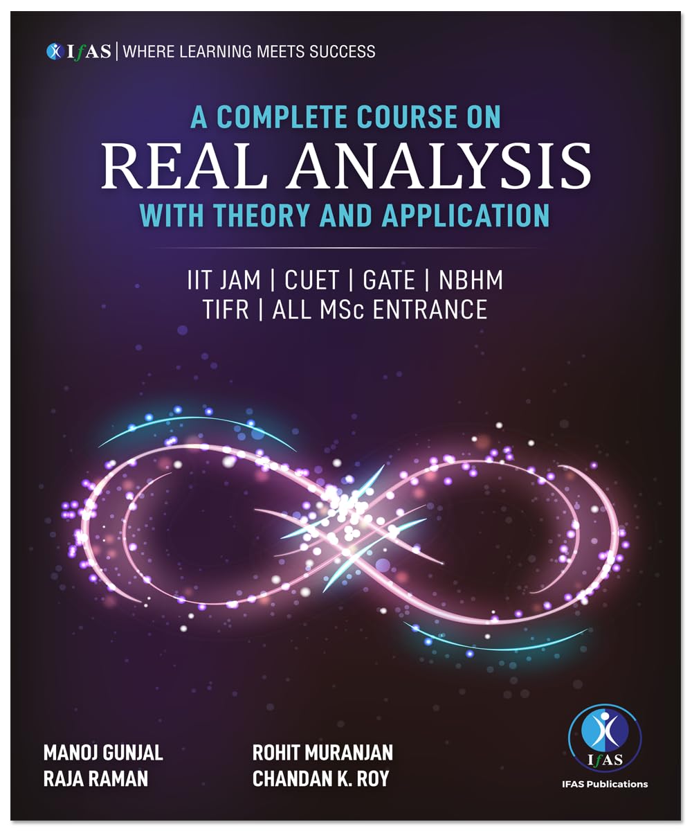 Buy Real Analysis Book, Theory and Application - Reference Text Book ...