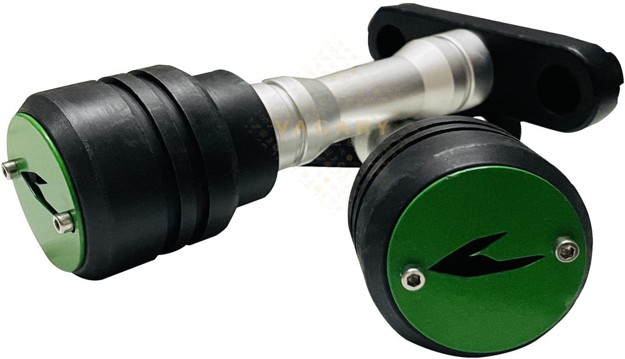 Vagary Heavy Duty Bike CNC Frame Sliders/Crash Guard Slider for Dominar ...