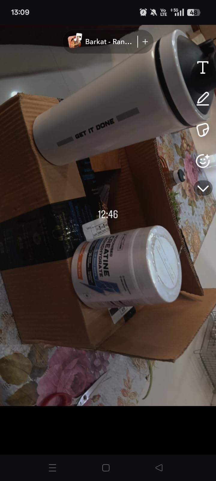 Wellcore - Micronised Creatine Monohydrate (83 Servings, Tropical Tango ...