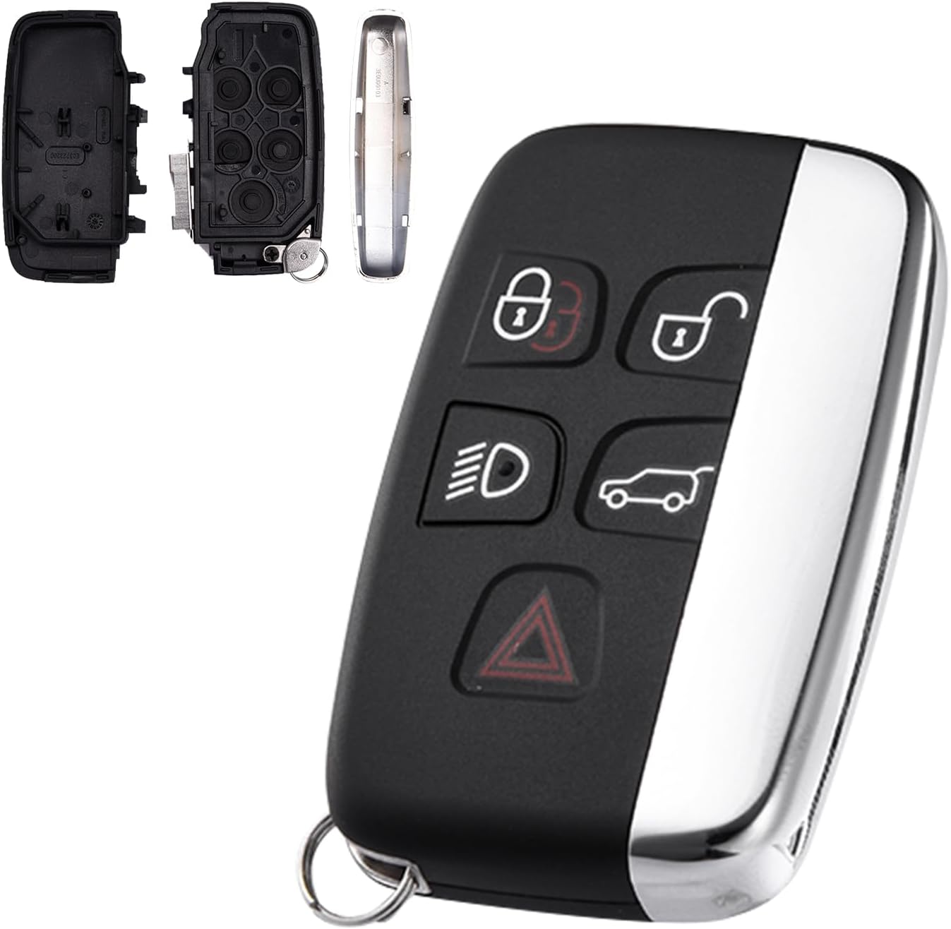 5 Button Car Key Fob Cover Replacement For Range R0ver, Key Cover for ...