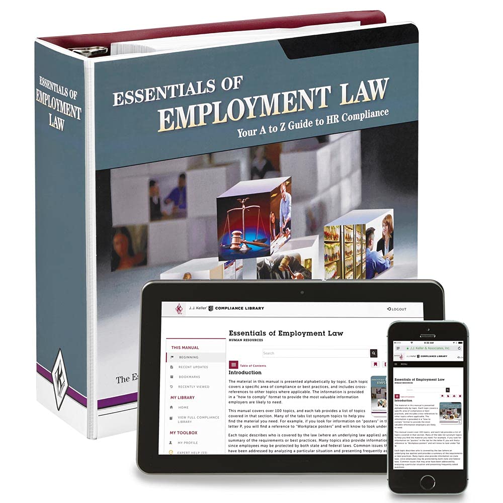 Amazon.com: Essentials of Employment Law Manual: Guide to Employment ...