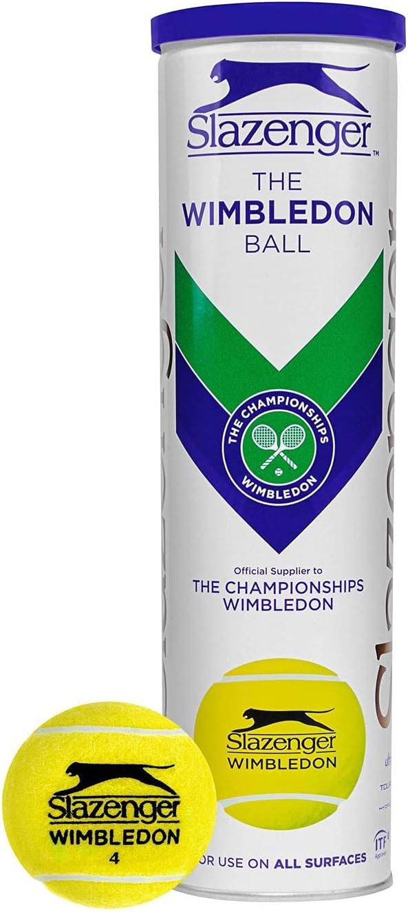 Slazenger Wimbledon Tennis Balls : Amazon.co.uk: Sports & Outdoors