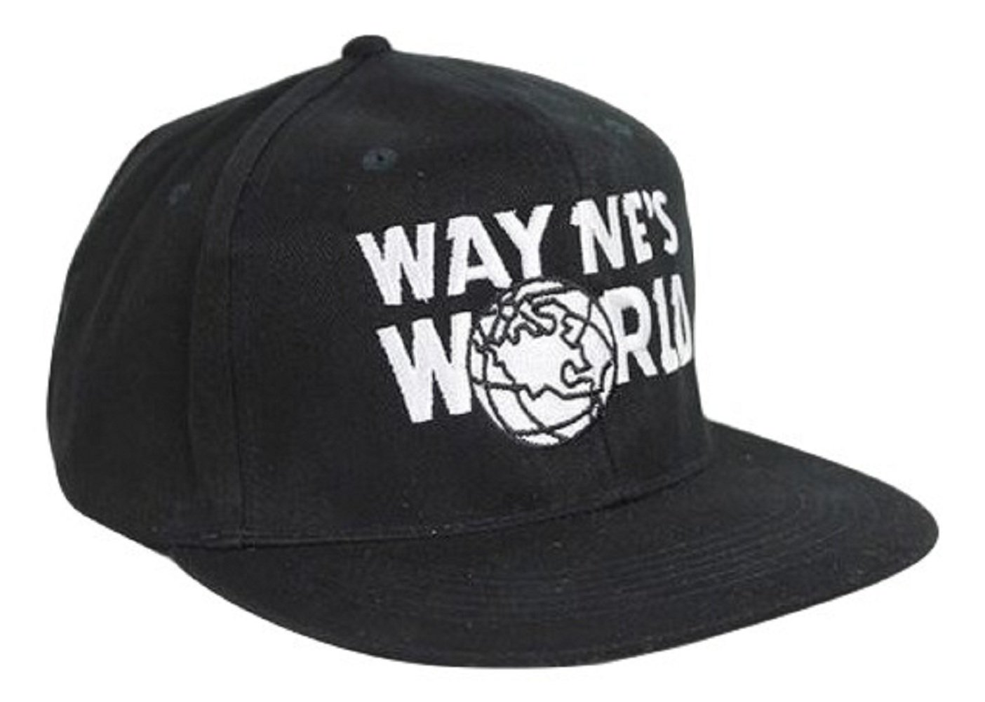 Mens Adjustable Black Baseball Cap Wayne's World Hat New : Amazon.in ...