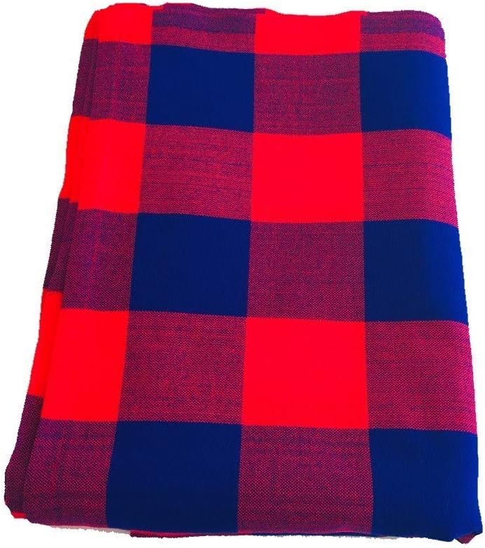 Amazon.com: A Traditional Maasai Shuka Throw Red and Blue : Home & Kitchen