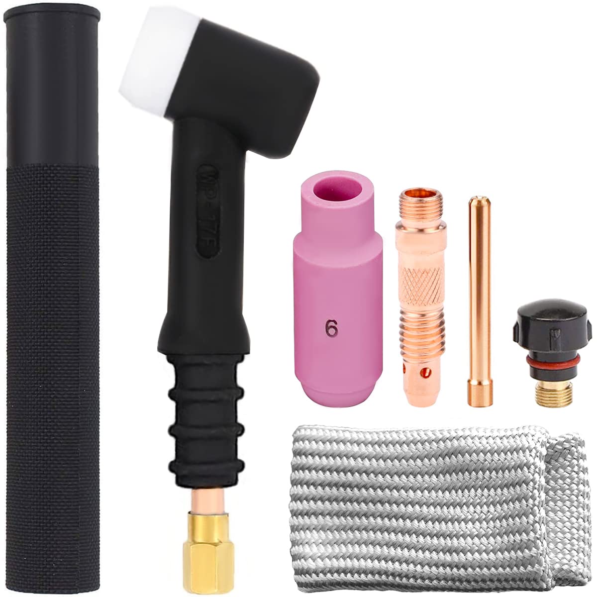 QAQGEAR For TIG Welding Torch Head body for WP-17F SR-17F welding torch ...