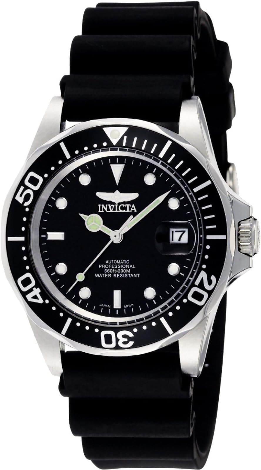 Invicta Men's Pro Diver 40mm Stainless Steel Automatic Watch, Silver ...