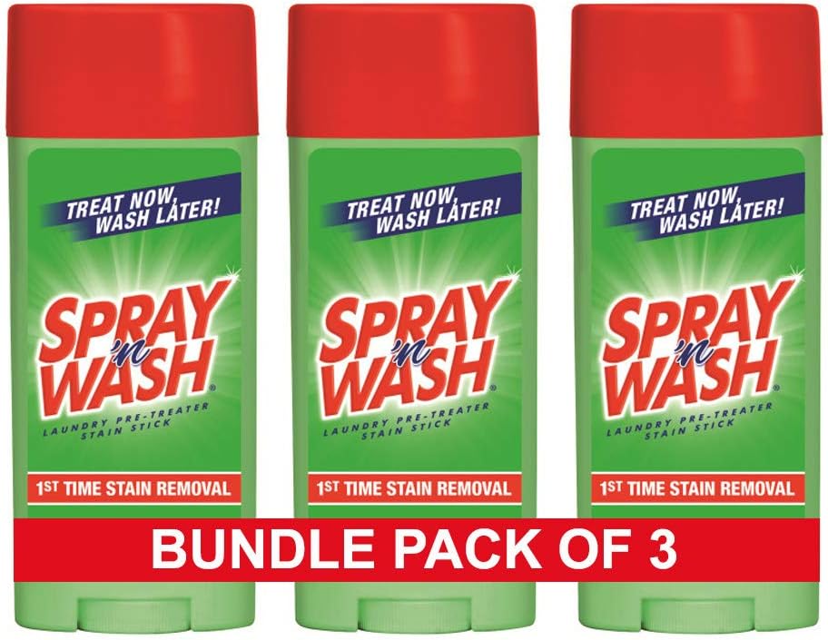 Amazon.com: Spray 'n Wash Pre-Treat Laundry Stain Stick, 3 Oz (Pack Of ...