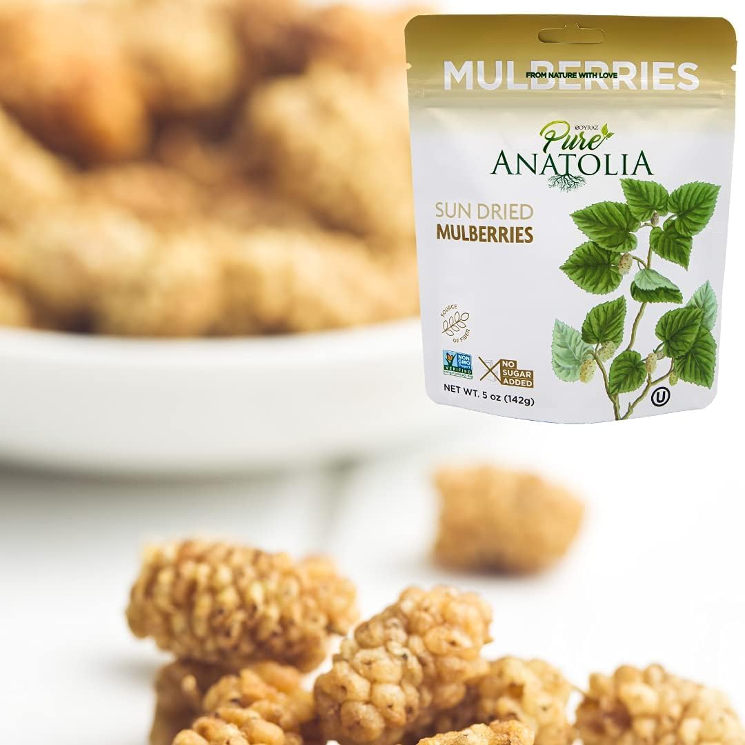 Snapklik.com : 100% Sun Dried White Mulberries By Pure Anatolia, Non ...