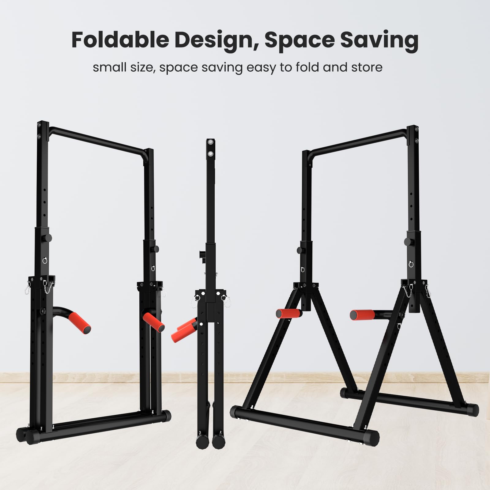 Snapklik.com : Foldable Power Tower Pull Up Bar Station Dip Bar Station ...