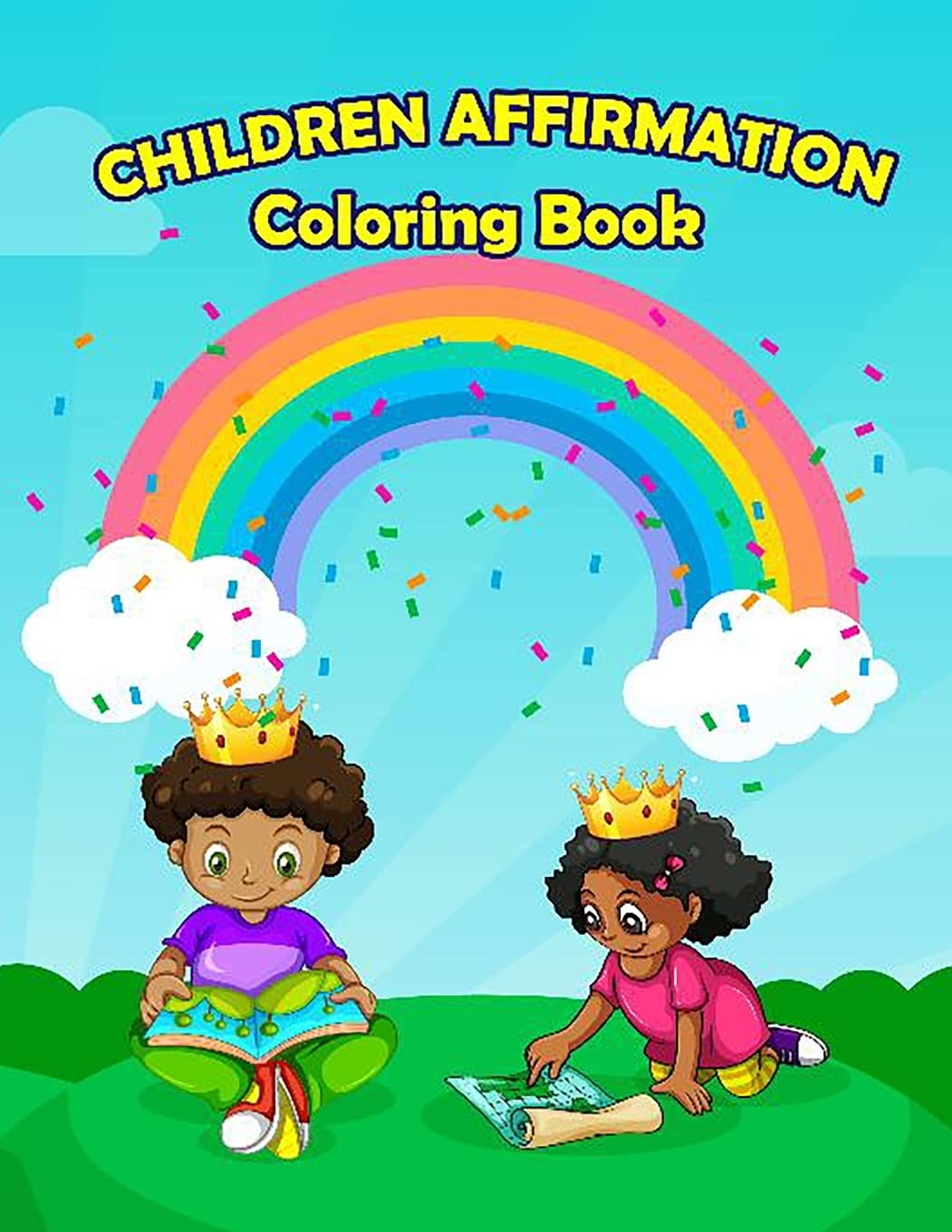 Amazon.com: Children Affirmation Coloring Book: 9781956096651: Batie ...