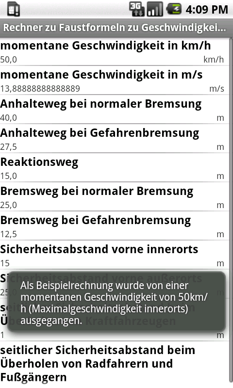 Faszinierend Faustformeln Fur Fahrschule Ebenbild