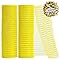 Amazon.com: TONIFUL 2 Rolls 10 Inch Yellow Decorative Mesh Ribbbon ...