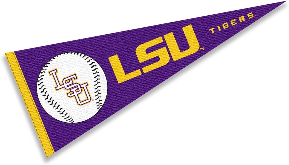 Amazon.com : LSU Tigers Baseball Pennant : Sports & Outdoors