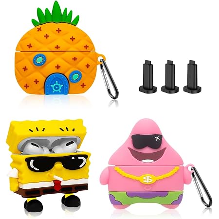 Amazon.com: [3 Pack] Funny AirPods 3rd Generation Case, 3D Cartoon ...