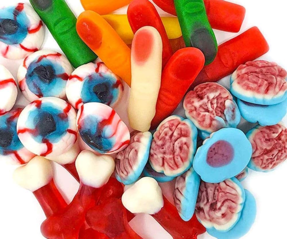 Amazon.com: Sweetzo Halloween Candy, Missing Body Parts Gummies, Trick ...