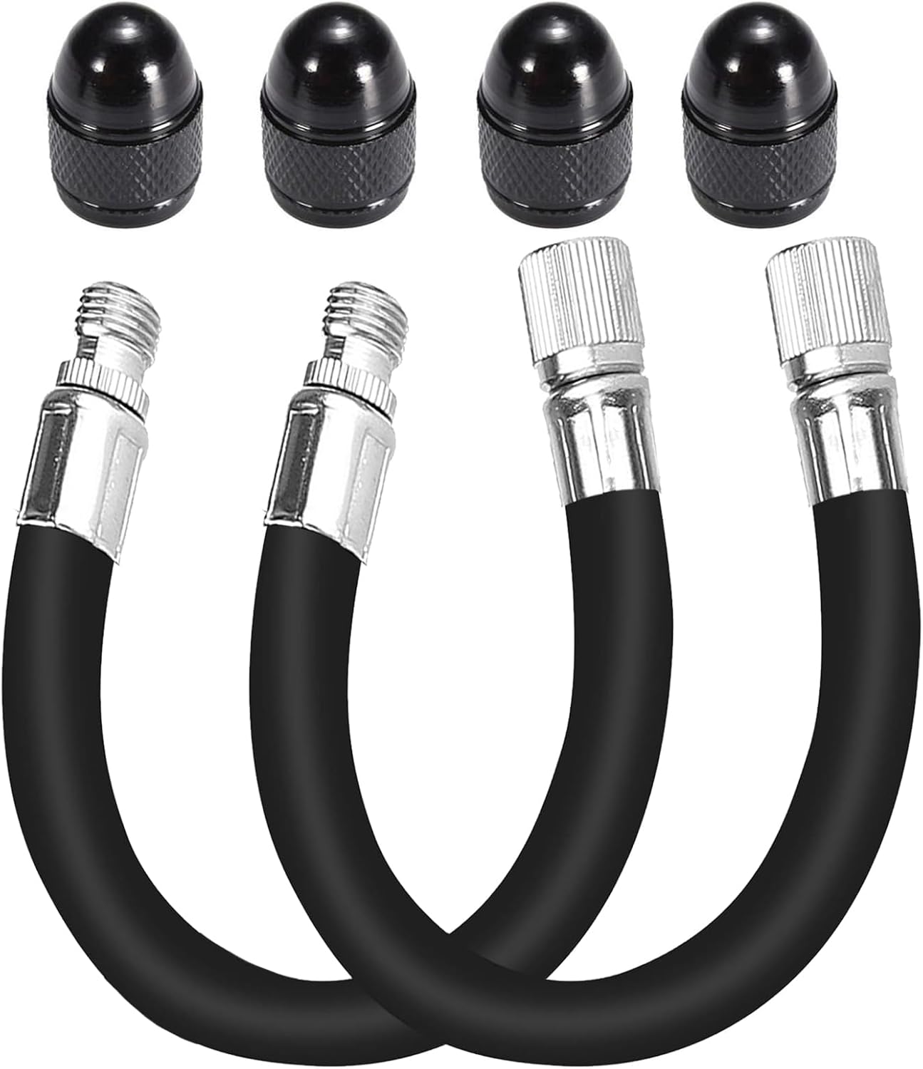 Amazon.com: Flexible Tire Valve Extension Extender - 2 Pcs Flexible ...