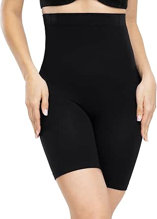 ATTLADY Tummy Control Shapewear Shorts for Women High Waisted Control ...