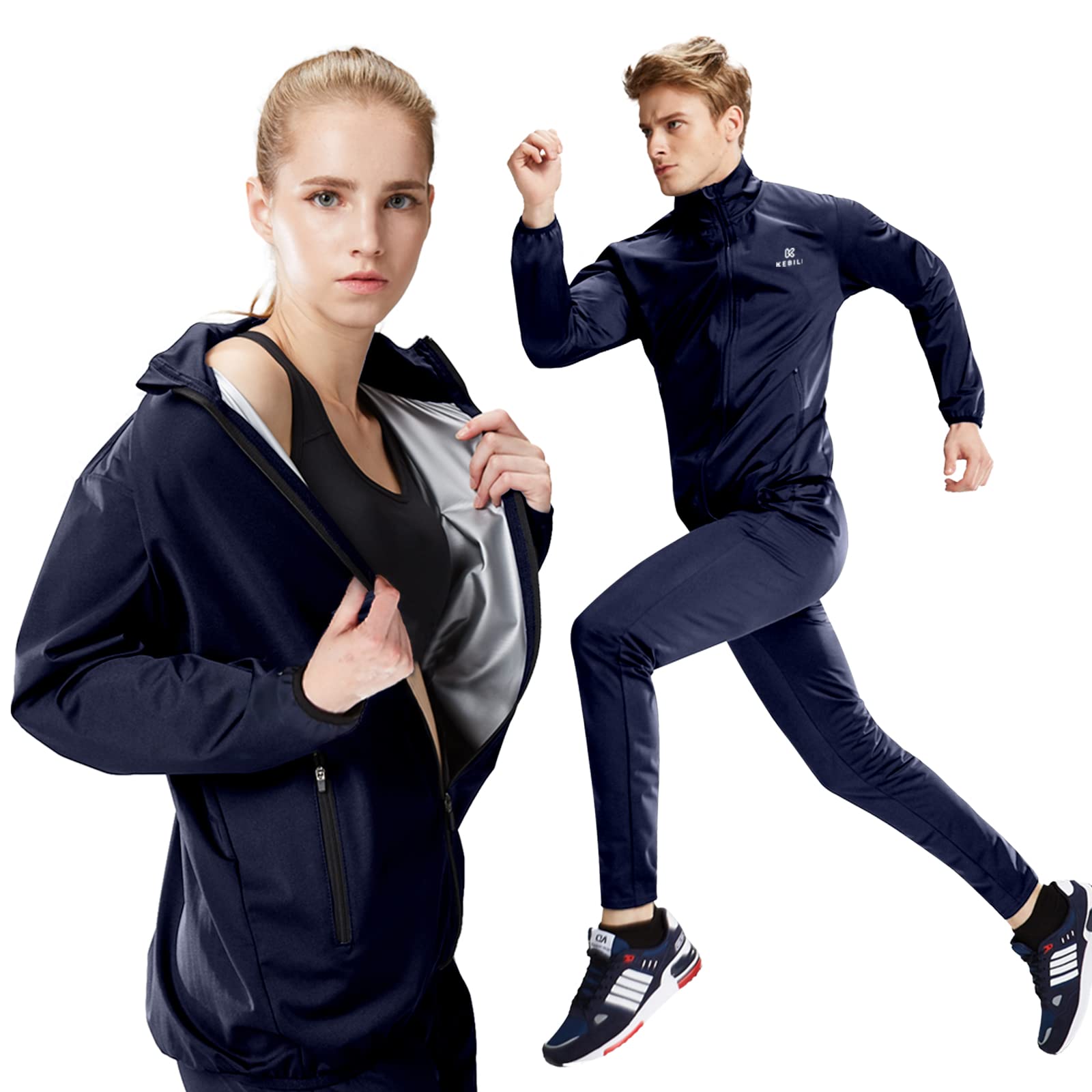 Snapklik.com : KEBILI Sauna Suit For Women Weight Loss Gym Workout ...