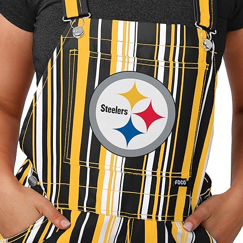 Snapklik.com : FOCO Pittsburgh Steelers NFL Womens Hyper Stripe Bib ...