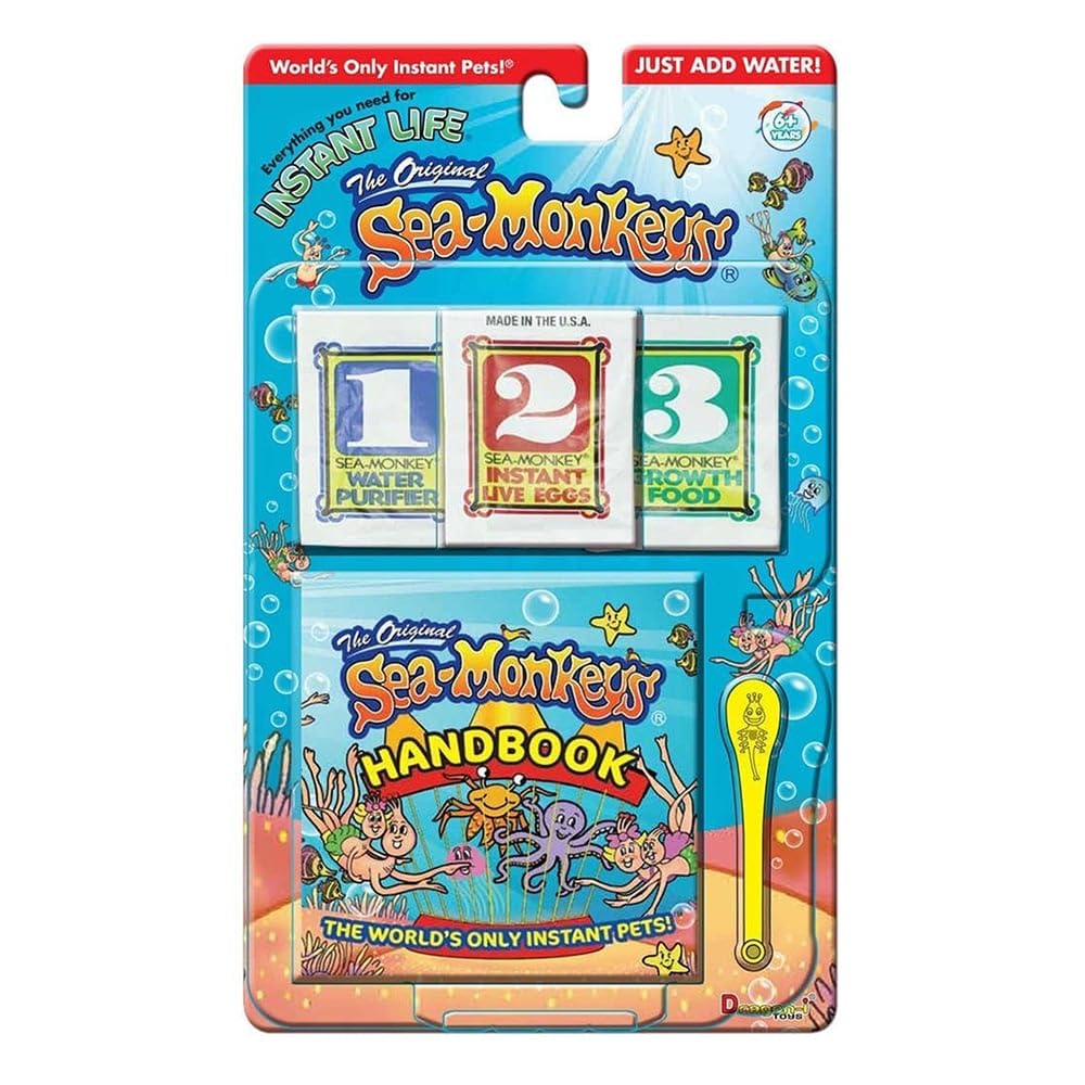 Sea-Monkeys® Instant Life - World's Only Instant Pets® - Ages 6+ (Pack ...