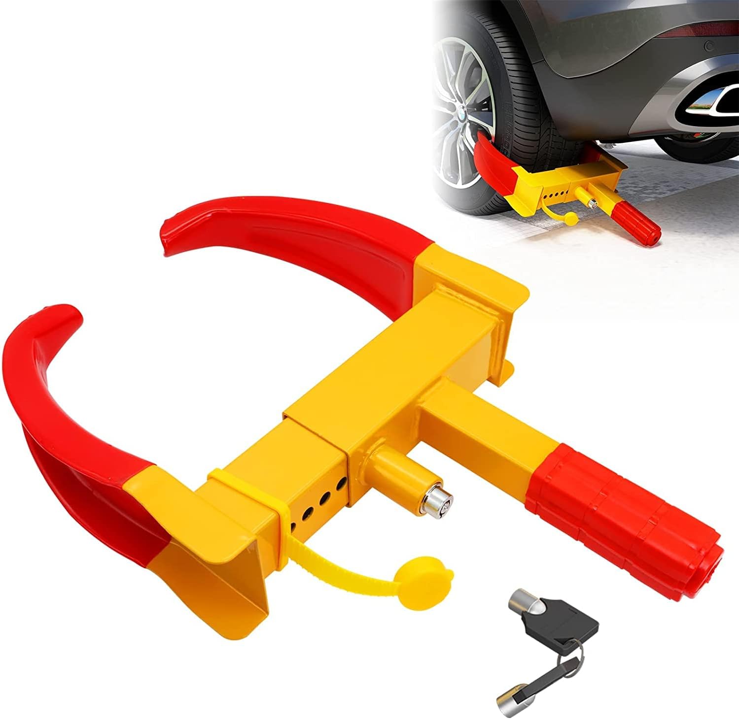 Sevia Anti-Theft Tyre Wheel Clamp Lock Heavy Duty Anti Protective Car ...