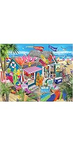 Amazon.com: White Mountain It's The Mailman Puzzles for Adults 1000 ...