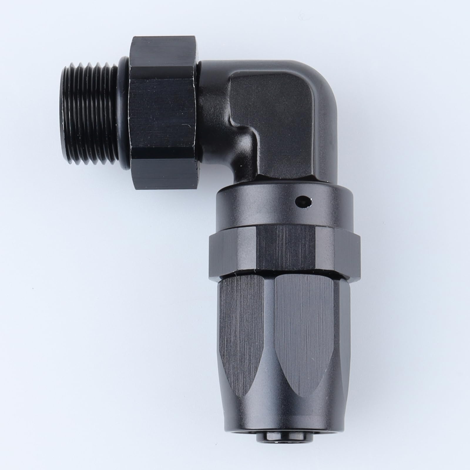 AC PERFORMANCE 90 Degree Male -6 AN Thread Swivel to -6 AN Hose End ...